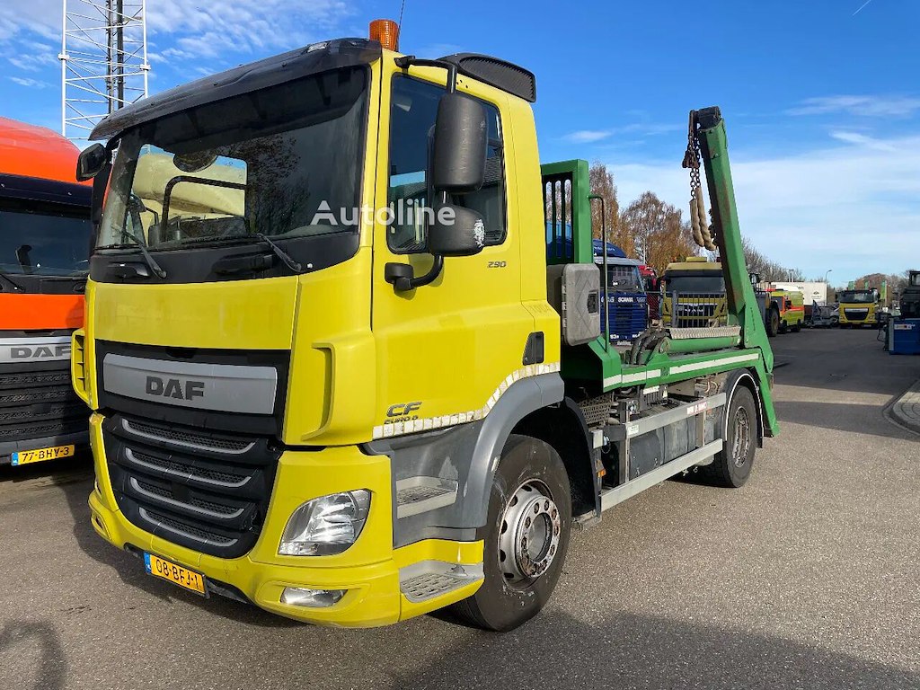 DAF CF 290 VDL Portaalsysteem 13 Tons Handgeschakelt Euro 6 ! vozilo za prevoz kontejnera