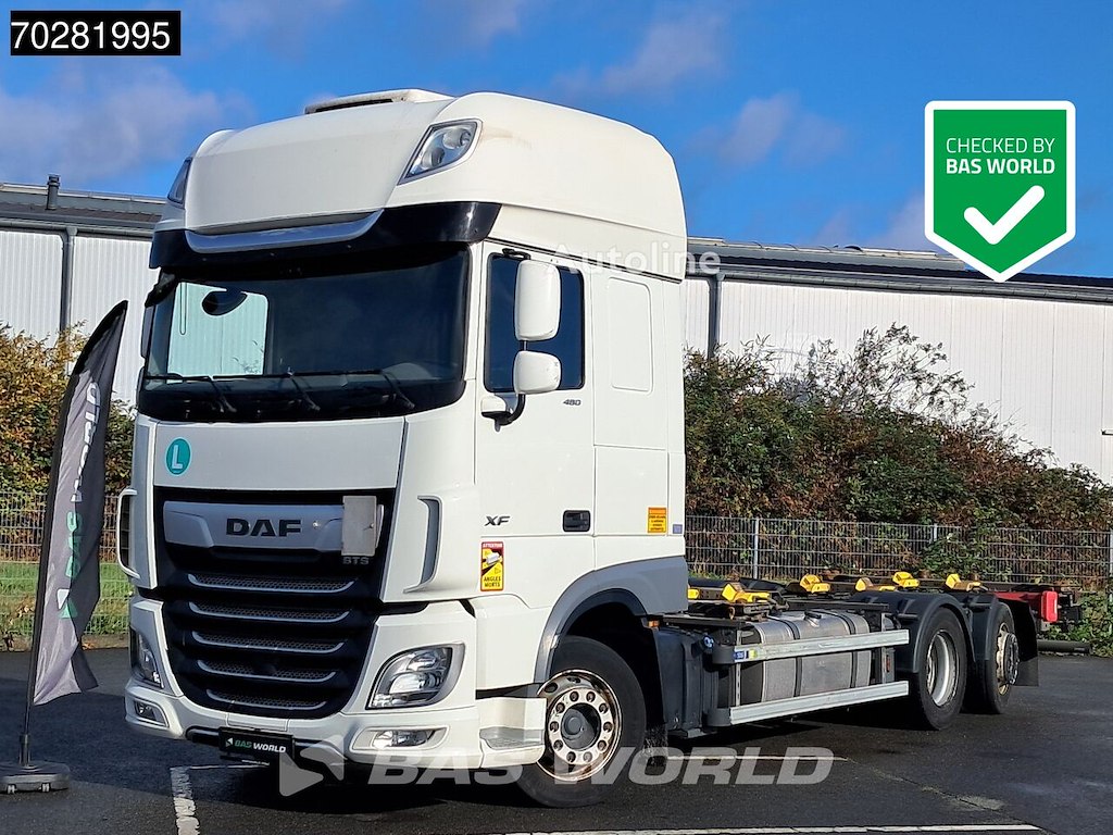 DAF XF 480 6X2 BDF SSC Retarder Lift-Steering Axle Standklima ACC Eu vozilo za prevoz kontejnera