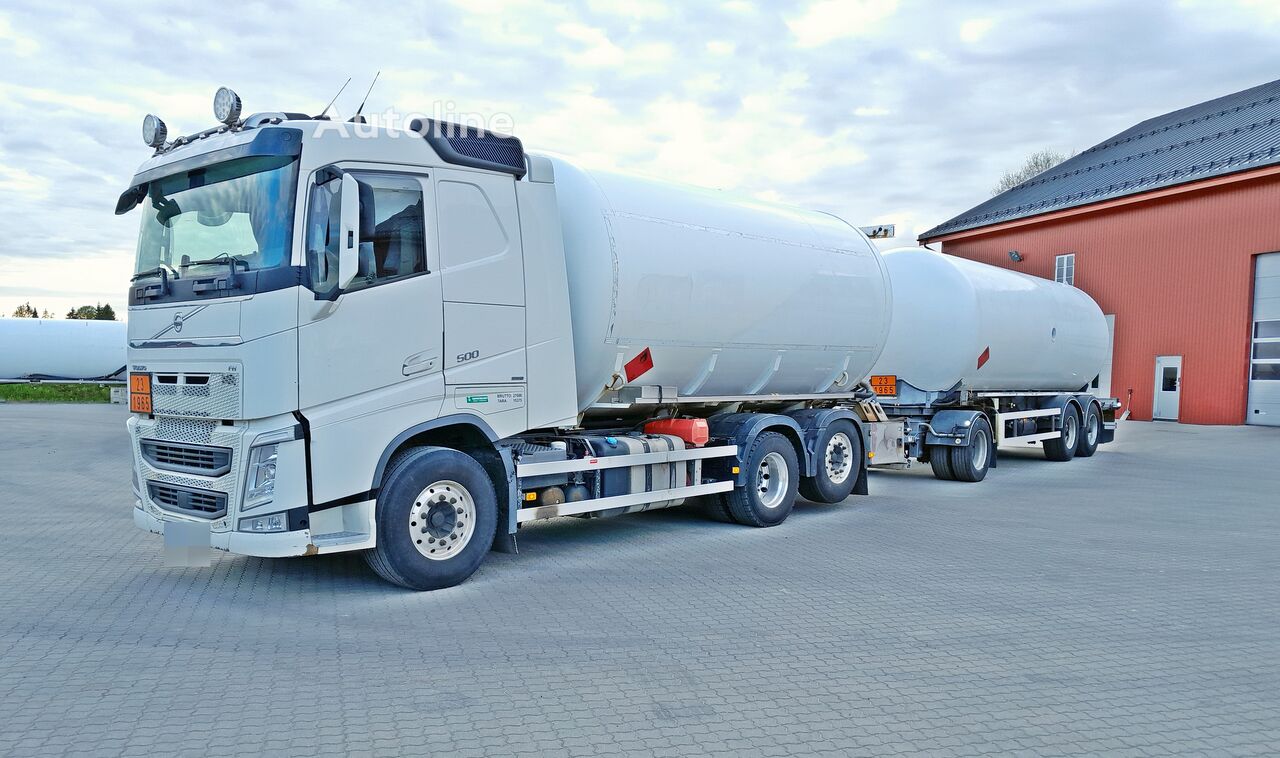 Volvo FH 500 *6x2 *LPG/GAS *27.000ltr *TRAILER 34.000ltr kamion za transport gasa + poluprikolica cisterna za gas
