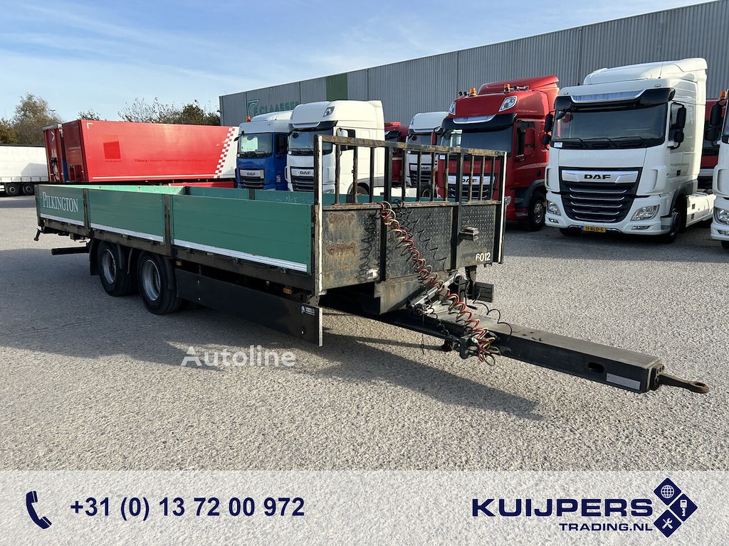 Lako AW 218 LZV / Wipkar - Mid axle Trailer prikolica sa ravnom platformom