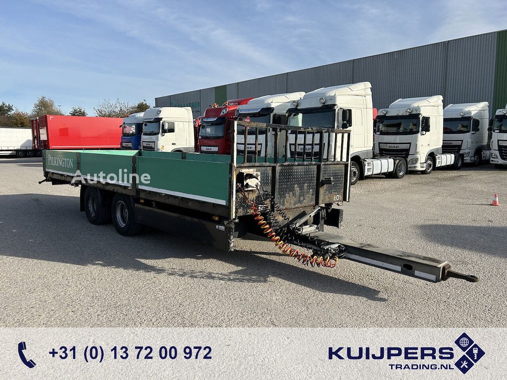 Lako AW 218 LZV / Wipkar - Mid axle Trailer prikolica sa ravnom platformom