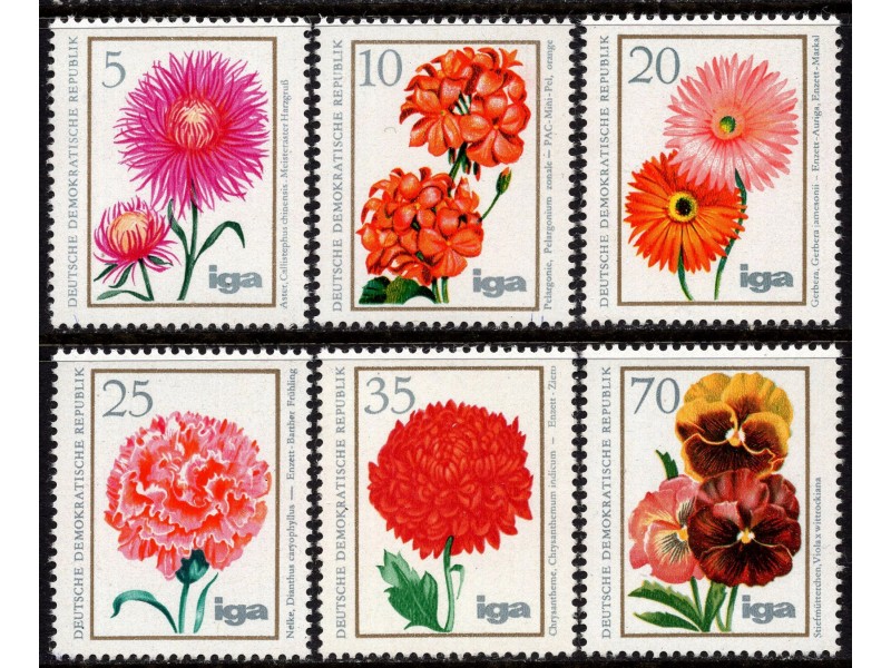 Nemačka DDR 1975. Flora