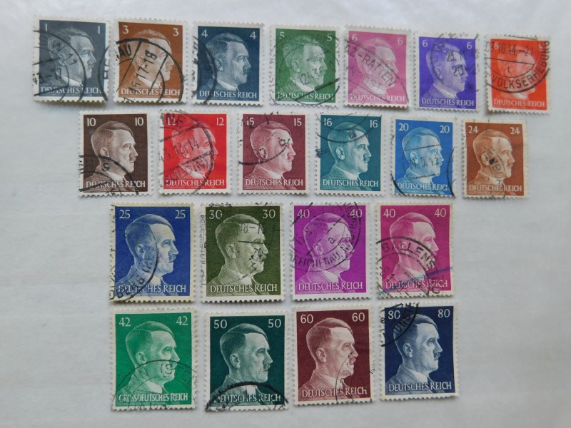 DEUTSCHES REICH 1941 KOMPLET SERIJA