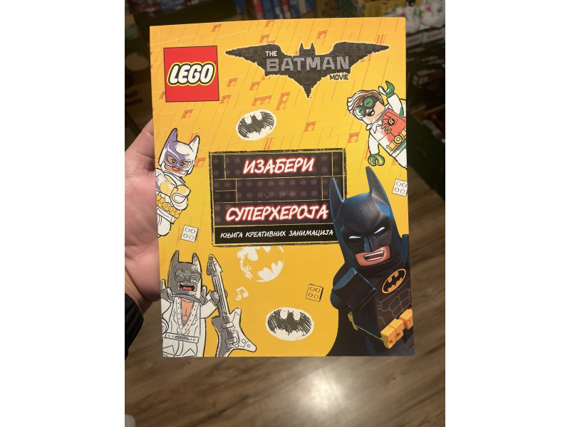 BATMAN LEGO knjiga The LEGO Batman Movie IZABERI SUPERH