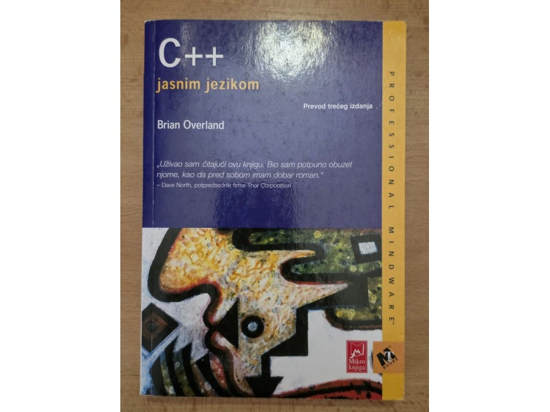 C++ Jasnim Jezikom Brian Overland