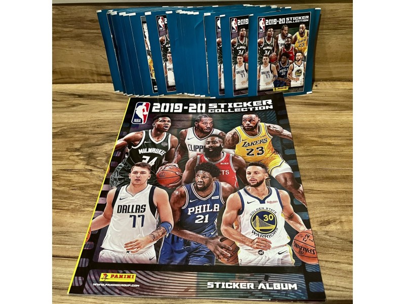 50 kesica NBA PANINI 2019 2020 i glanc nov prazan album