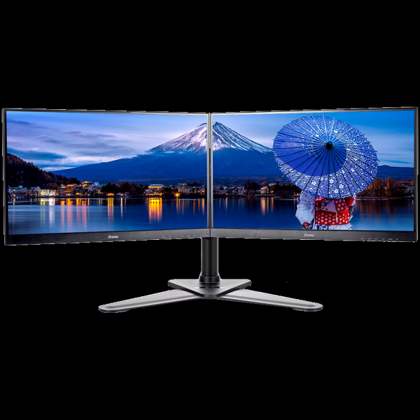 IIYAMA Nosač za 2 monitora DS1002D-B1 10"-30"