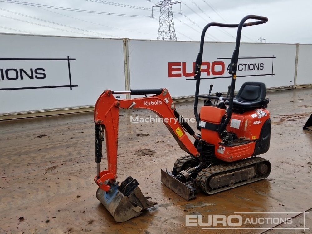 Prodaje se Kubota K008-3 mini bager na aukciji