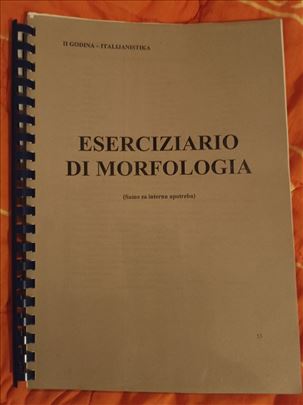 Eserciziario di morfologia