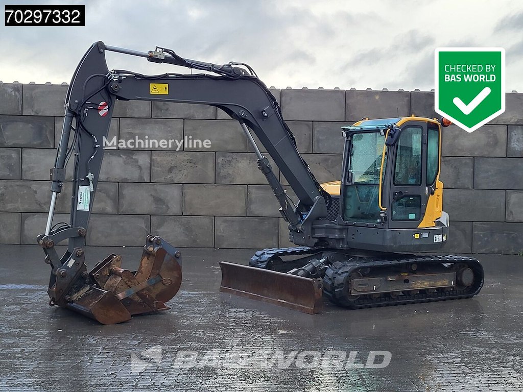 Volvo ECR88 D A/C - 3 Buckets mini bager
