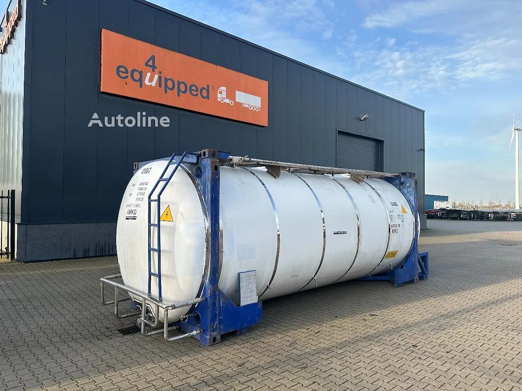 Universal UBH Bulk Handling 20 FT SWAP BODY 31.345L UN Portable T7 valid 5 rezervoar-kontejner 20 stopa