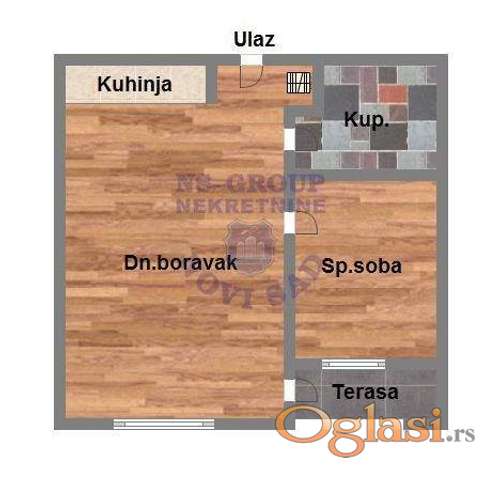 Dvosoban stan, 40m2, Bulevar patrijarha Pavla
