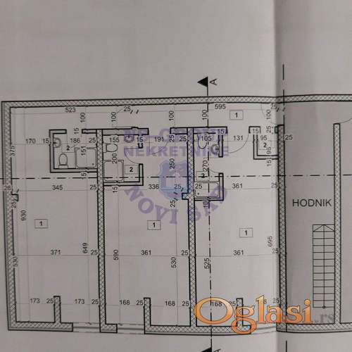 Suteren podeljen na garsonjere na Grbavici