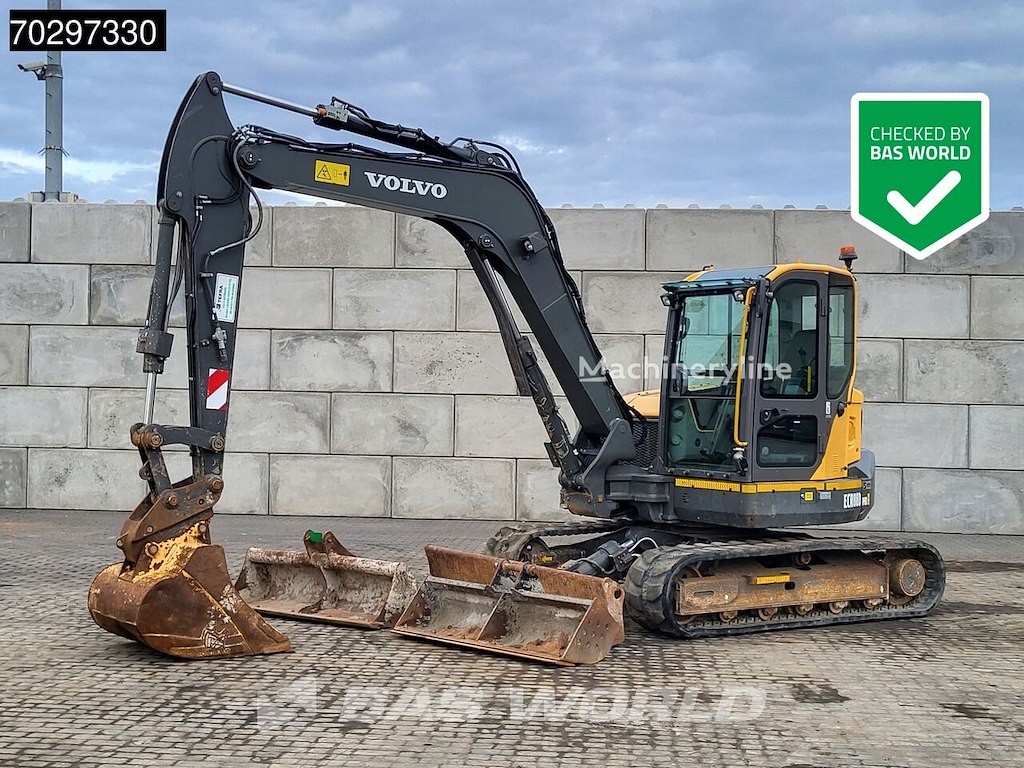 Volvo ECR88 D A/C - 3 BUCKETS mini bager