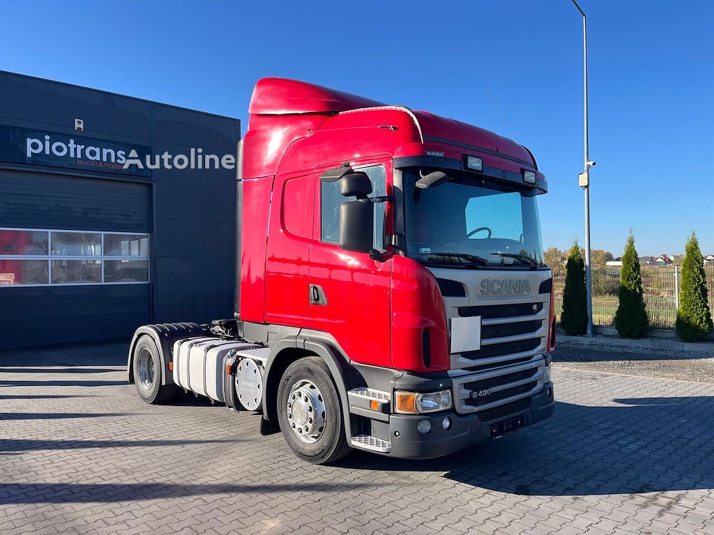 Scania 420/ MANUAL/ SKRZYNIA 6 BIEG Z POŁÓWKAMI/ SUPER STAN/TOP tegljač