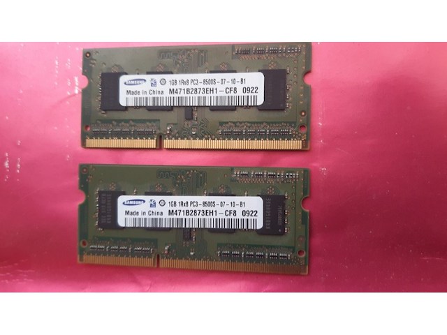 Apple   MacBook Pro DDR3 2GB (2x 1GB) 8500S SODIMM