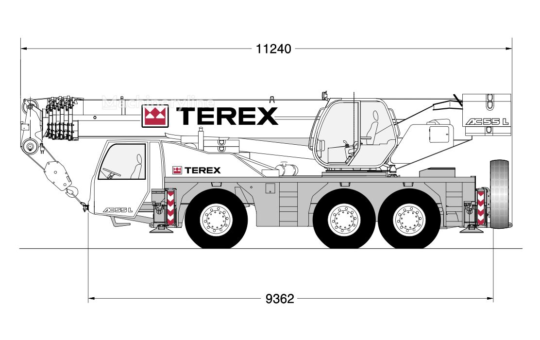 Terex AC 55-1 dizalica za sve terene
