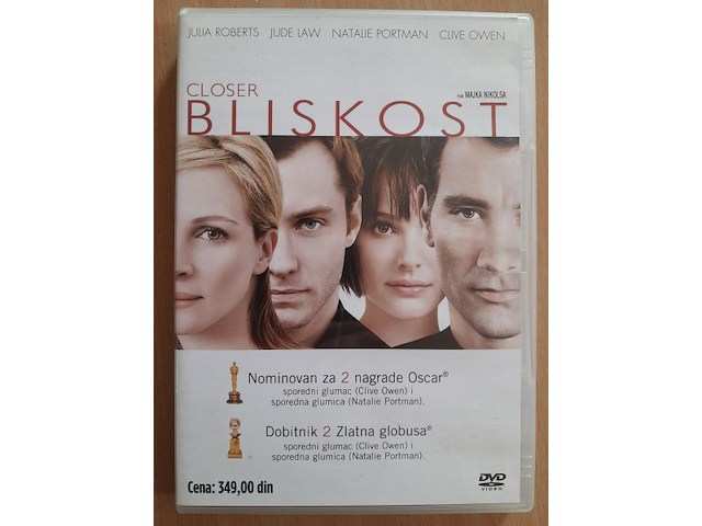 Bliskost DVD