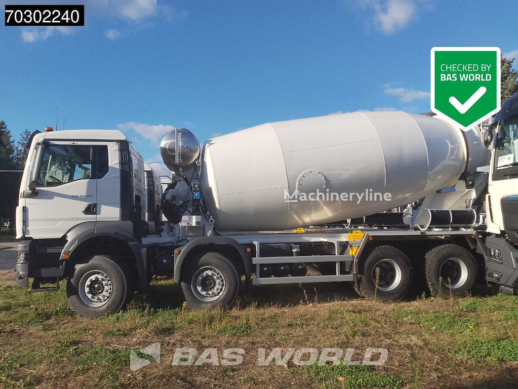 Novi MAN TGS 41.400 8X4 12m3 FML mixer Steelsuspension Manual Airco EURO kamion s mešalicom za beton