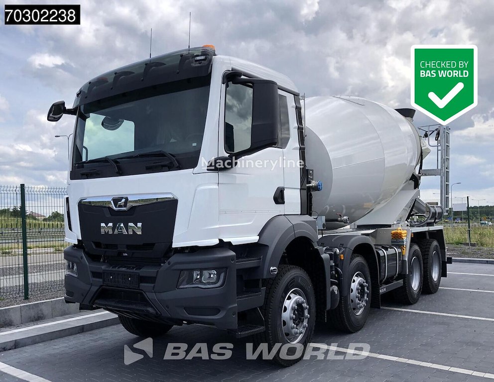 Novi MAN TGS 41.400 8X4 10m3 FML mixer Steelsuspension Manual Airco EURO kamion s mešalicom za beton
