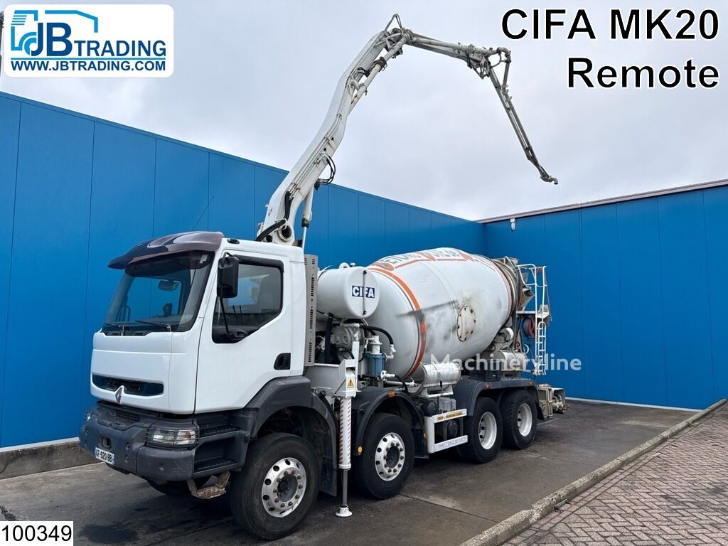 Renault Kerax 420 8x4, EURO 3, Cifa MK20, 9m3 pumpa za beton