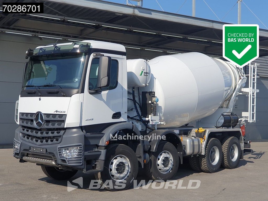 Novi Mercedes-Benz Arocs 4142 8X4 NEW! Schwing Stetter AM 10m3 FHC BL Mixer Manual kamion s mešalicom za beton