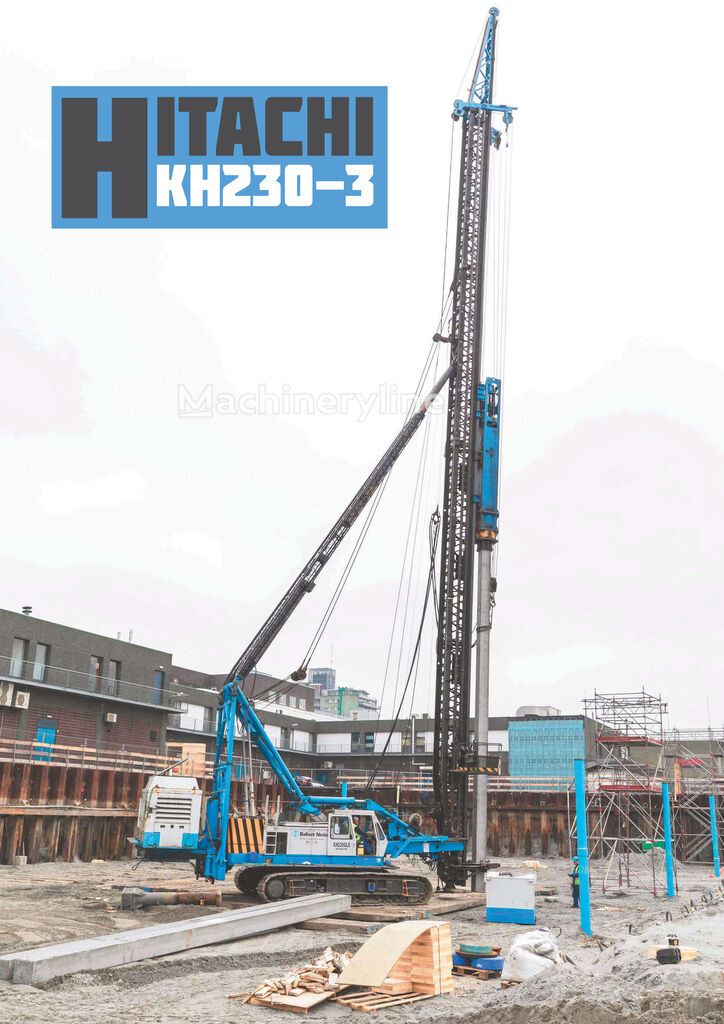 Hitachi KH230-3GLS mašina za pobijanje šipova