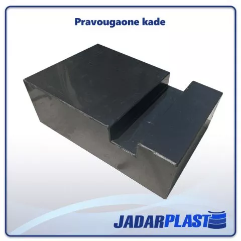 PRAVOUGAONE PLASTIČNE KADE