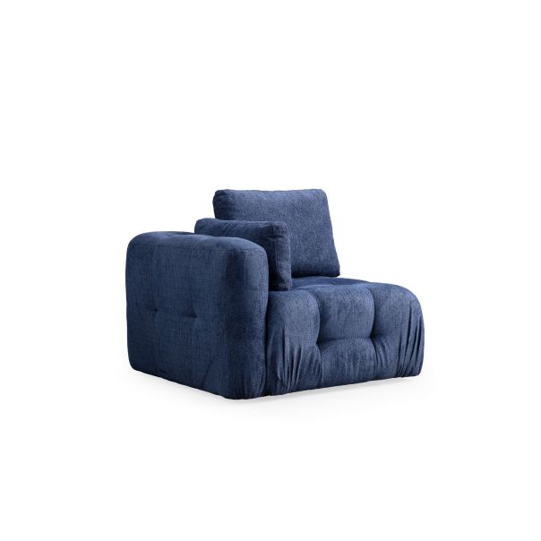 ATELIER DEL SOFA Fotelja Amaris L1, tamno plava
