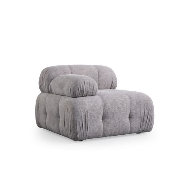 ATELIER DEL SOFA Fotelja Petite L1, svetlo siva