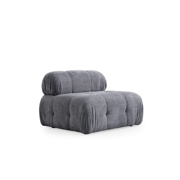 ATELIER DEL SOFA Fotelja Petite O1, siva