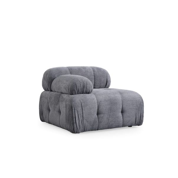 ATELIER DEL SOFA Fotelja Petite L1, siva