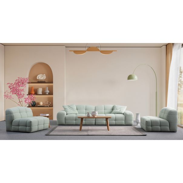 ATELIER DEL SOFA Fotelja Pescara O1, svetlo zelena