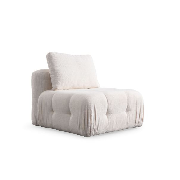 ATELIER DEL SOFA Fotelja Amaris O1, bela