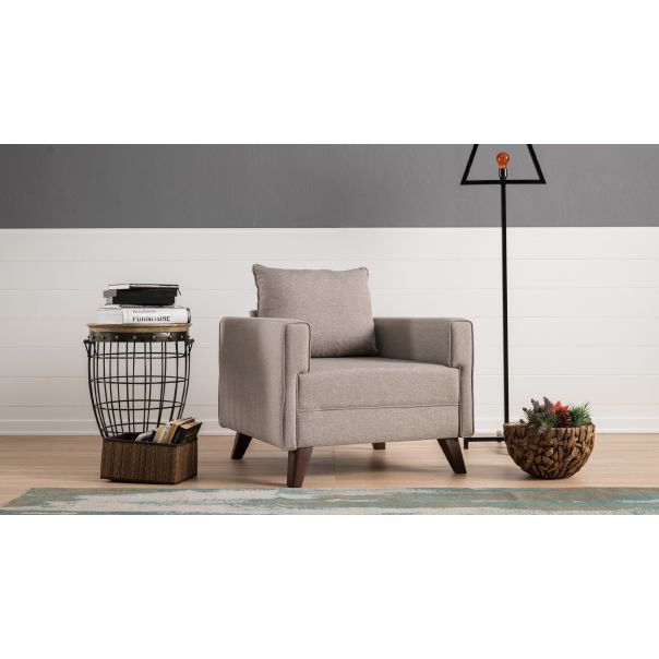 ATELIER DEL SOFA Fotelja Bella Armchair, krem