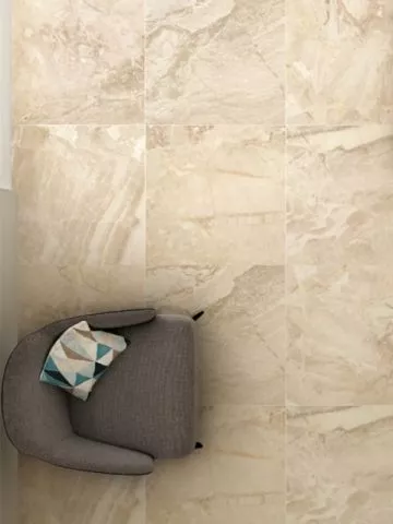 Pločica Antica Crema Brillo Glazirani porcelan Halcon 60.5×60.5