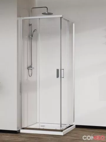TUŠ KABINA ELEMENTO QUARTZ KER SREBRNI RAM 70X100X200CM PROVIDNO STAKLO 6MM