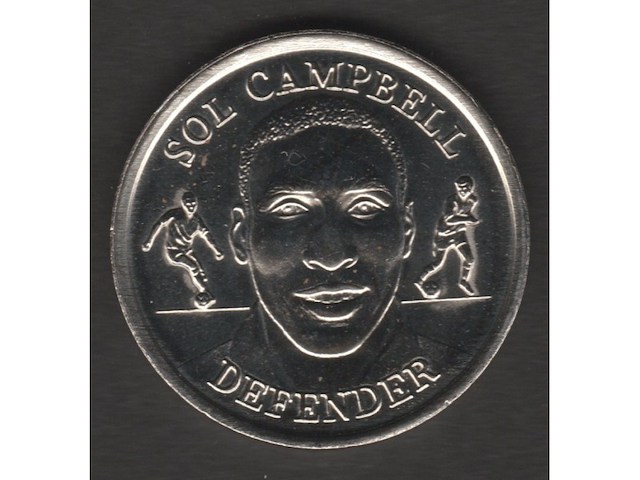 Plaketa, prigodna medalja - 1998 (Sol Campbell)