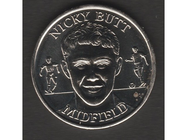 Plaketa, prigodna medalja - 1998 (Nicky Butt)