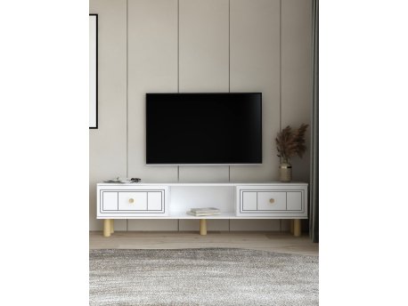 HANAH HOME TV polica Dario Bohem - White