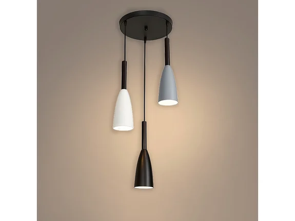 Trodelna viseća lampa u obliku metka
