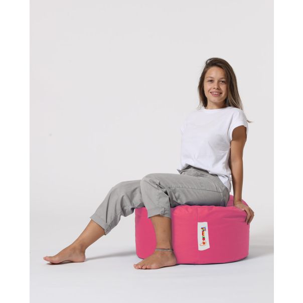 ATELIER DEL SOFA Baštenski lazy bag - tabure Round, pink