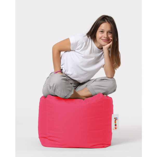 ATELIER DEL SOFA Baštenski lazy bag - tabure Square, pink