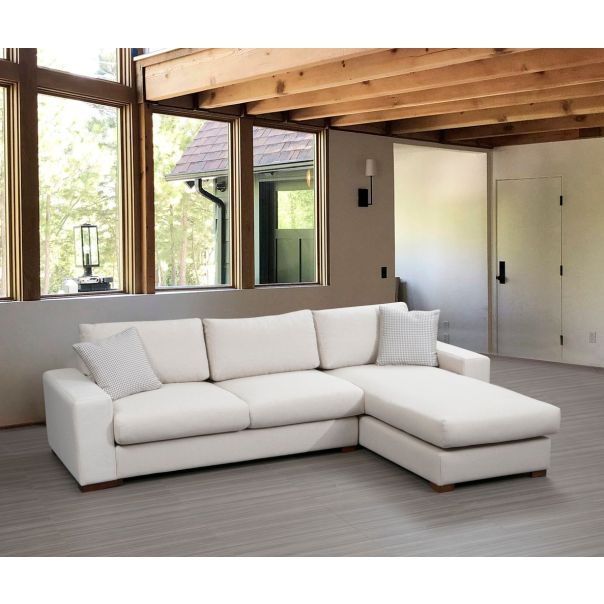 ATELIER DEL SOFA Ugaona garnitura Loop 16, desna, bež