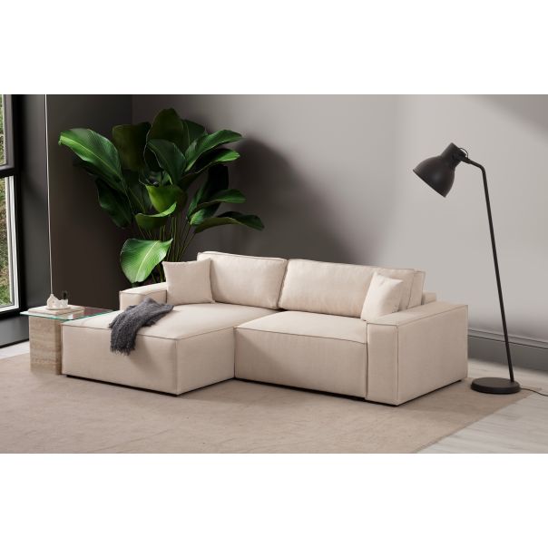 ATELIER DEL SOFA Ugaona garnitura Pırlo, leva, krem