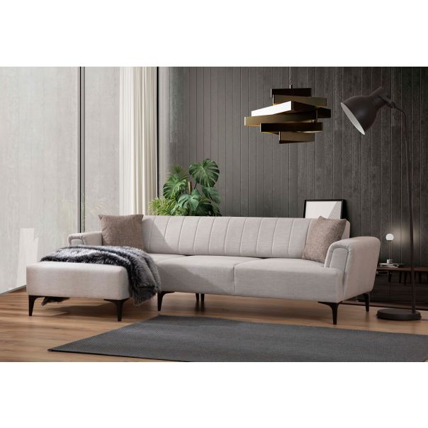 ATELIER DEL SOFA Ugaona garnitura Hamlet, leva, krem