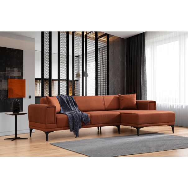 ATELIER DEL SOFA Ugaona garnitura Horizon , desna, cigla