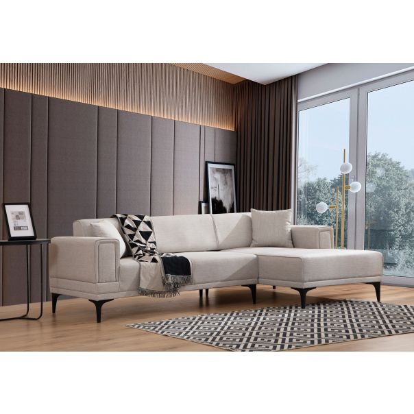 ATELIER DEL SOFA Ugaona garnitura Horizon, desna, krem