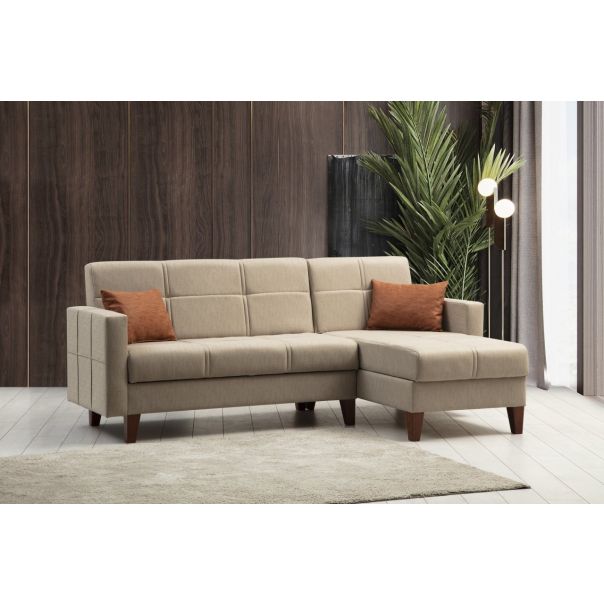 ATELIER DEL SOFA Ugaona garnitura Polya, bež