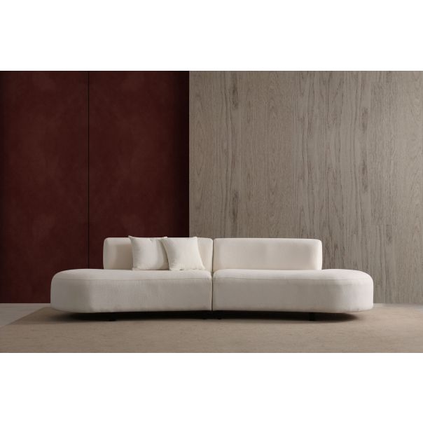 ATELIER DEL SOFA Ugaona garnitura Pars, krem